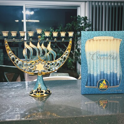 Matashi 24K Gold Plated Crystal Studded Double Heart Happy Anniversary ...