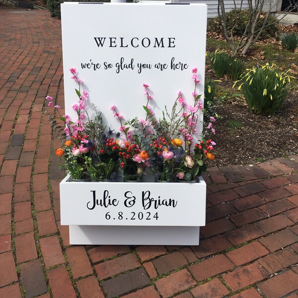 Customizable Copper Wedding Stand With Acrylic - Etsy