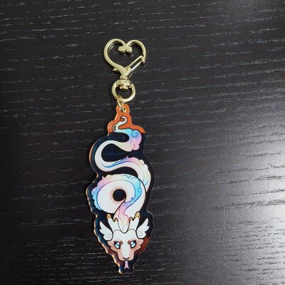 Starflight Wings of Fire Wof Double Sided Acrylic Charm Keychain Dragon ...