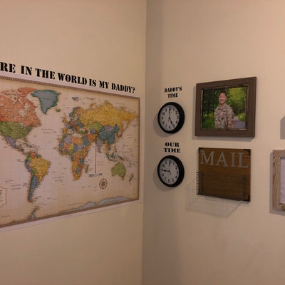 Deployment Wall Decals,deployment Decals,deployment Countdown Wall ...