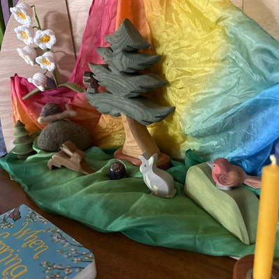 Handcrafted Open Ended Wooden Toy Tree and Landscaping Pond - Etsy