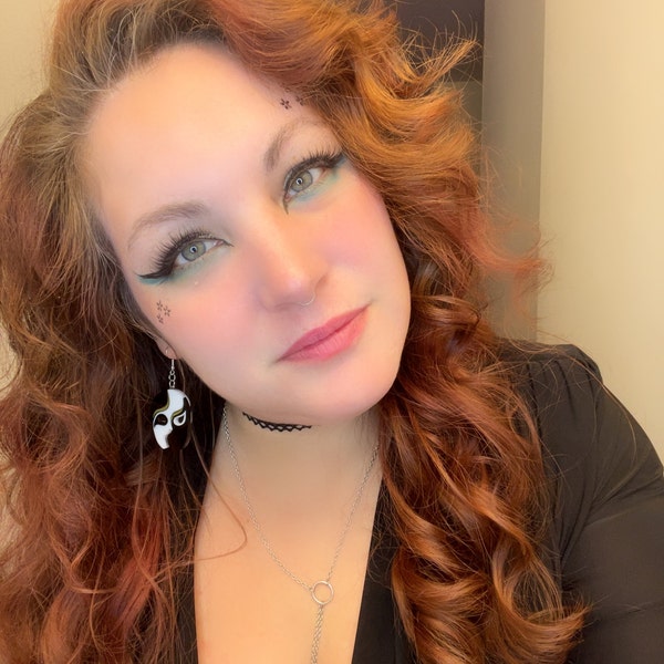 Hanafuda Inspired Earrings Anime Earrings DS Earrings Japanese Style ...