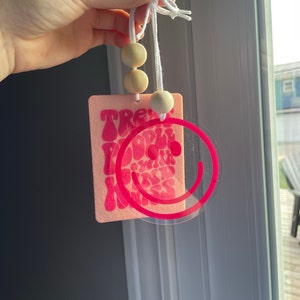 Have A Nice Day Air Freshener Rear View Mirror Felt Freshie - Etsy