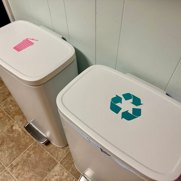 Trash, Recycle, AND Compost Stickers | Decals | Label | Vinyl | Trash ...
