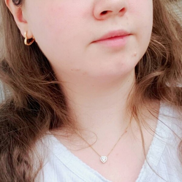 Gold Heart Hoops Gold Filled Hoops Everyday Hoop Earrings ...