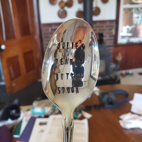 Personalized Peanut Butter Spoon | Gift for Dad | Gift for Him | PB&J ...