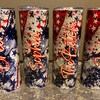 Fourth of July Tumbler, 20 Oz Skinny, Stars Sublimation Design, Red ...