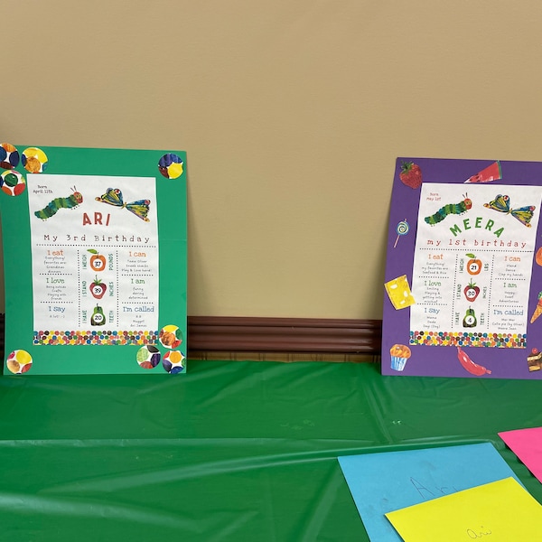 Very Hungry Caterpillar - First Birthday - Milestone Sign - Milestone ...