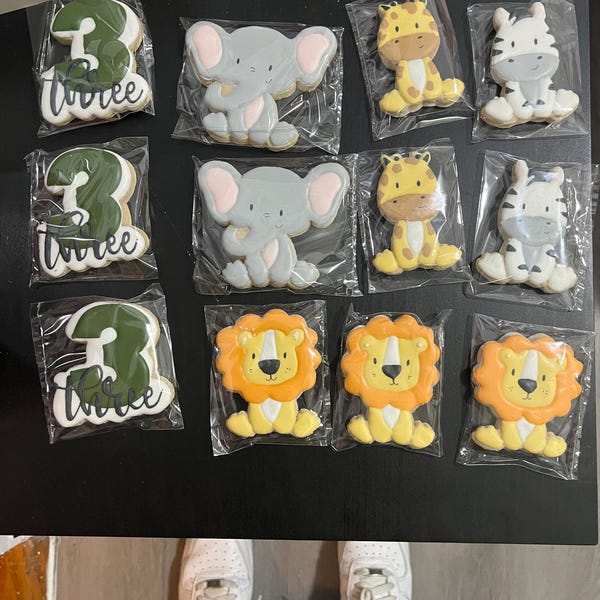 Jungle Theme- Wild & 3 Cookies - Etsy