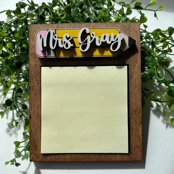 Sticky Note Pad Holder SVG - Bundle of 16 Note Pad Holders SVG - Laser ...