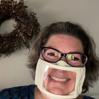 Anti-fog Clear Window Face Mask Adult Black - Etsy