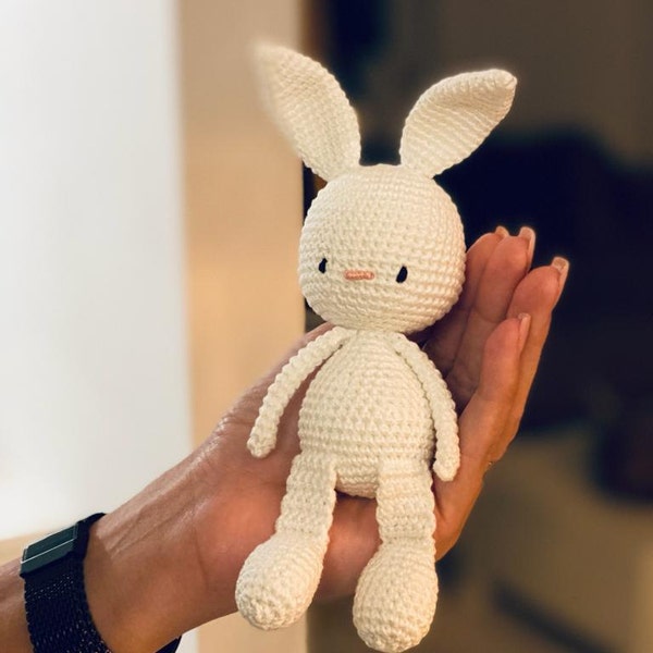 Cuddly Toy Rabbit, Rabbit Toy, Soft Toy Rabbit Crocheted in Different ...