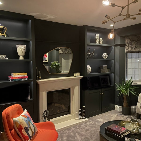 Angle Irregular Home Mirror Asymmetrical Angular Wall Decor Aesthetic ...