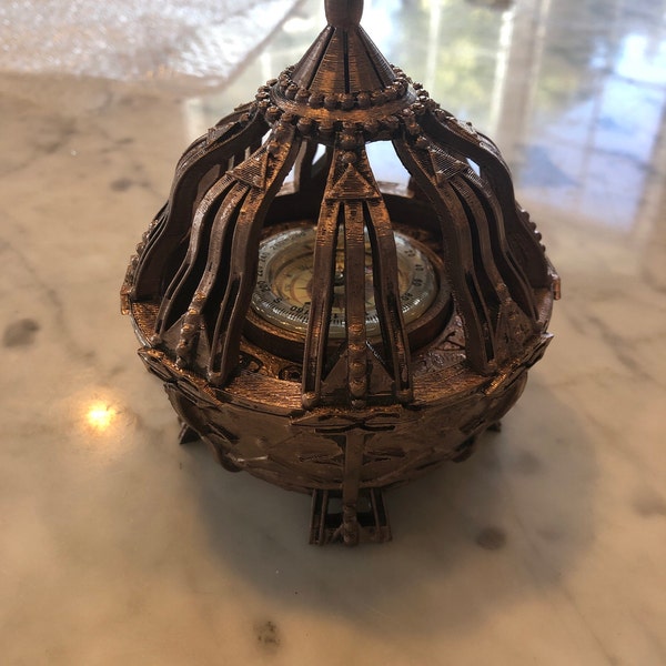 Large 3D Printed Liahona With Real Working Compass, Beautiful Gift for ...