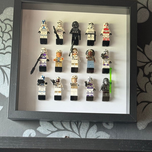 Display Frame for LEGO Minifigures | Custom Minifig Display Frame [new ...