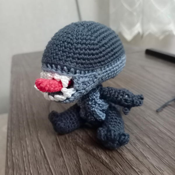 Crochet PATTERN Lil'xeno | Cute and Little Scary Amigurumi Alien From ...
