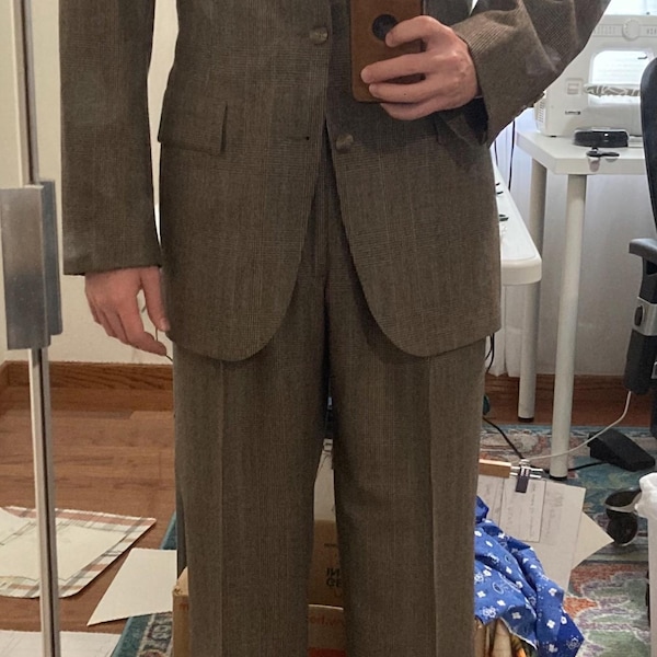 1950s Green Flecked Tweed Sack Sport Coat | 40 Long | KAUFMANN’S 3/2 ...