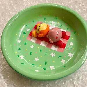 Strawberry Cake Picnic Clay Trinket Tray, Jewelry Dish - Etsy UK