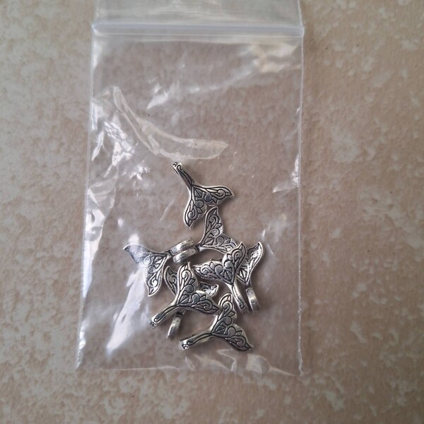 Clearance Filigree Angel Charms Package of 5 Silver Angel Charms for ...