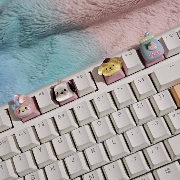 Kawaii Mini Fish Ponds Artisan Keycap | Keycap | Cute Keycaps | Custom ...