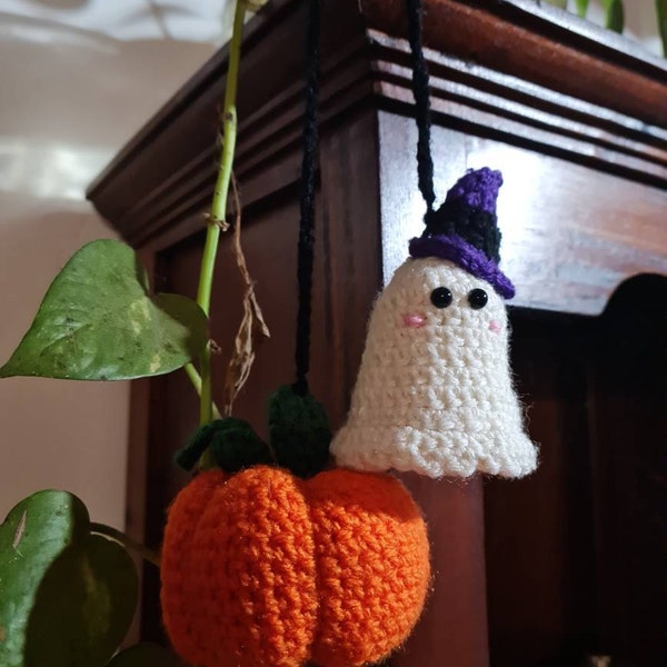 Pumpkin Crochet Pattern, Ghost Crochet Pattern, Halloween Crochet ...