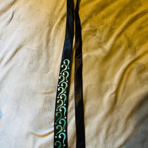 Question Mark Tie for Cosplay.villain. Costume Accessories. Riddler ...