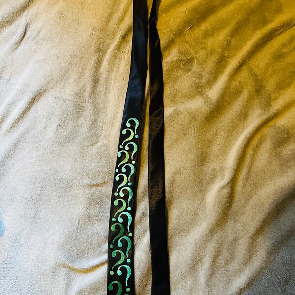 Question Mark Tie for Cosplay.villain. Costume Accessories. Riddler ...