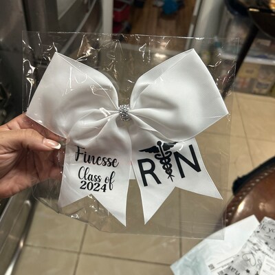 Custom Graduation Bow Personalized Graduation Cap Bow Graduation Cap ...