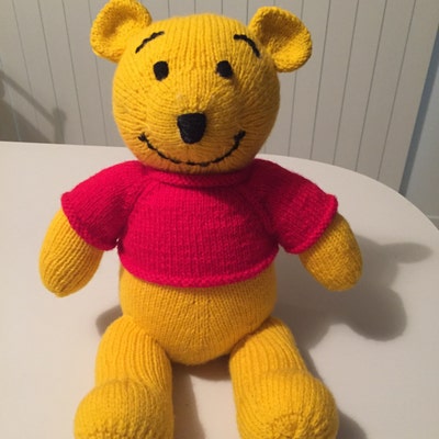 Winnie the Pooh Knitting Pattern Knitted Bear Winnie the Pooh Bear ...