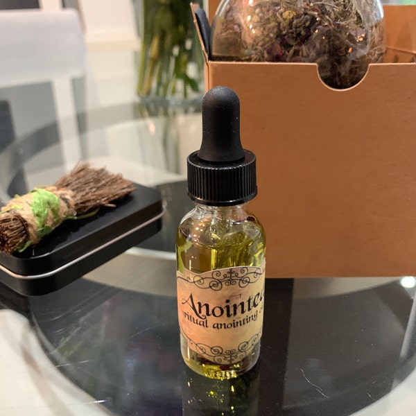 Ritual Anointing Oil | Altar Oil | Manifesting | Intention Oil | Candle ...