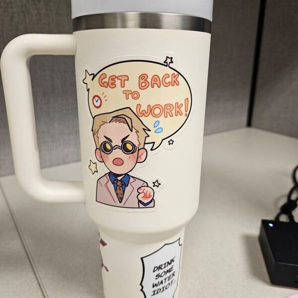 Get to Work Sticker! - Etsy