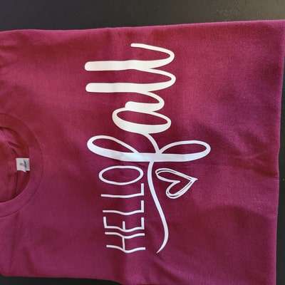 Hello Fall SVG Heart Svg Fall Svg Files for Cricut Fall Svg - Etsy