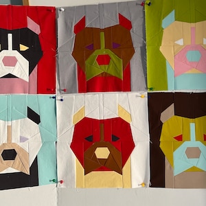 BUNNY Quilt Pattern PDF Download Paper Piecing Spring - Etsy