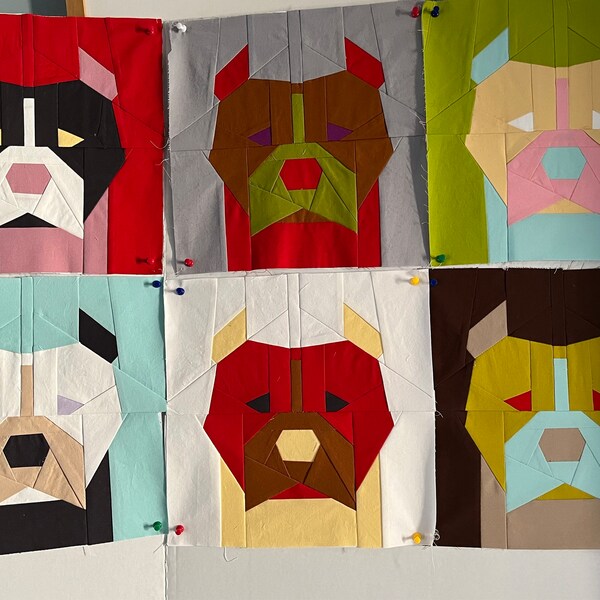 American Pit Bull Quilt Pattern | Dog Quilt Pattern | Digital PDF ...
