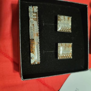 Circuit Board Keychain, Recycled Gift for Computer Nerd, Cool Geeky ...