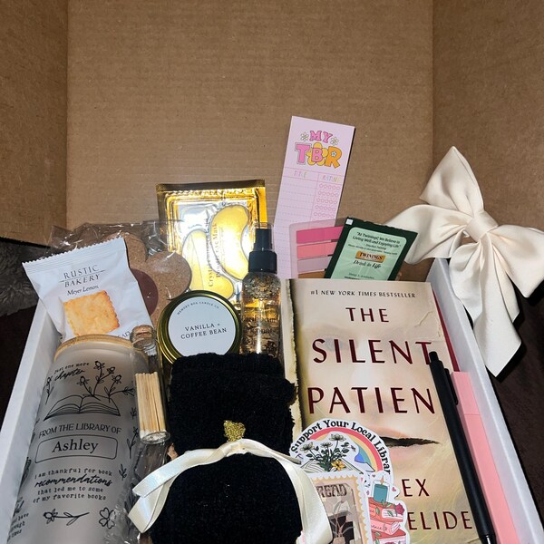 Custom Book Lover Gift Box for Her Personalized Bookish Tumbler Gift ...