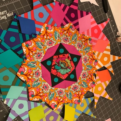 Complete Paper Piece Pack for Tula Nova Quilt Pattern Included - Etsy