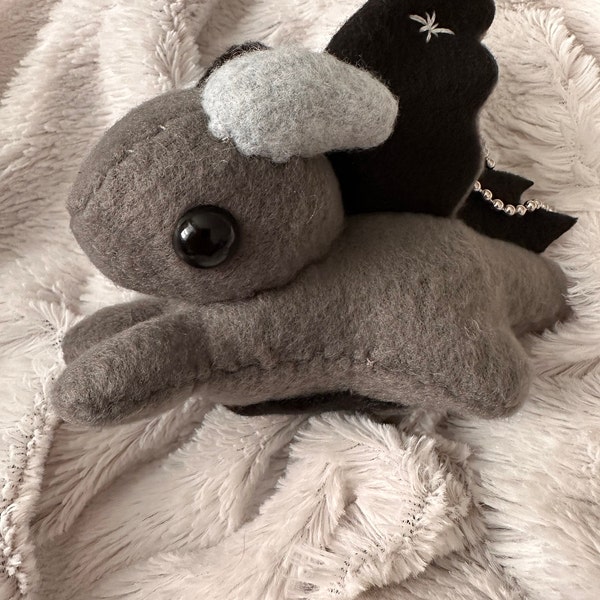 Customizable Plush Dragon Keychain - Etsy