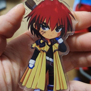 Kaleido Star Sora & Layla 3 Holographic Doubleside Acrylic Charms ...