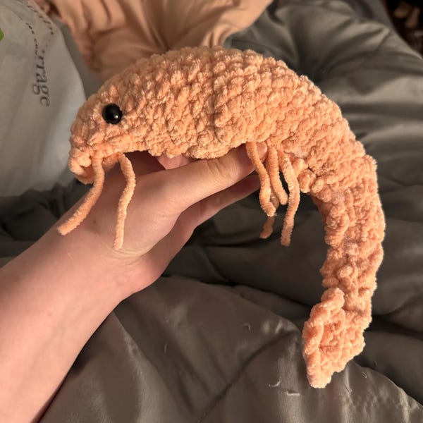 Crochet Pattern Prawn Shrimp Food Plushies Sea Animals Amigurumi Easy ...