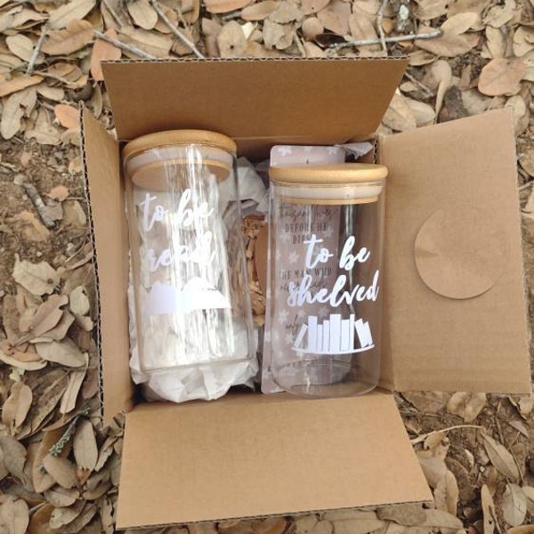 To Be Read and Shelved Jars TBR Jar Pair - Etsy UK