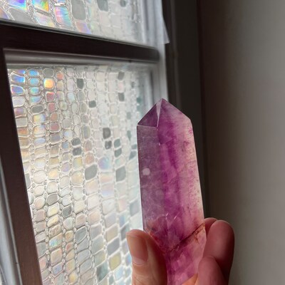 Golden Healer With Pink Phantom Lodolite Garden Quartz Crystal Free ...