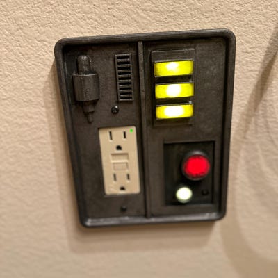 Star Wars Clone Wars Inspired Light Switch Cover / Rocker / Retrofitted ...
