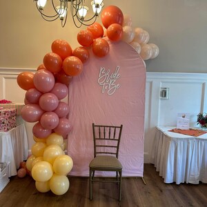 Groovy Flower Power Orange Pink Balloon Garland Bachelorette Birthday ...