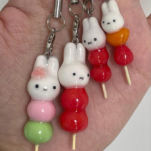 Snoopy Flower Bouquet | Mini Handmade Polymer Clay Art | Keychain ...