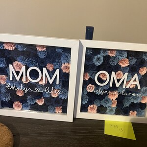 Memorial Shadow Box, in Loving Memory Gift, Flower Shadow Box, 12x12 ...