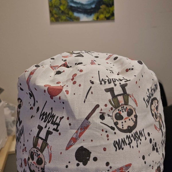 Rad Tech Scrub Hat Radiology X-ray Scrub Cap Satin Lined Option Euro ...