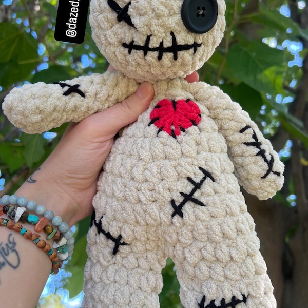 Hexley the Voodoo Doll Crochet Pattern PDF - Etsy