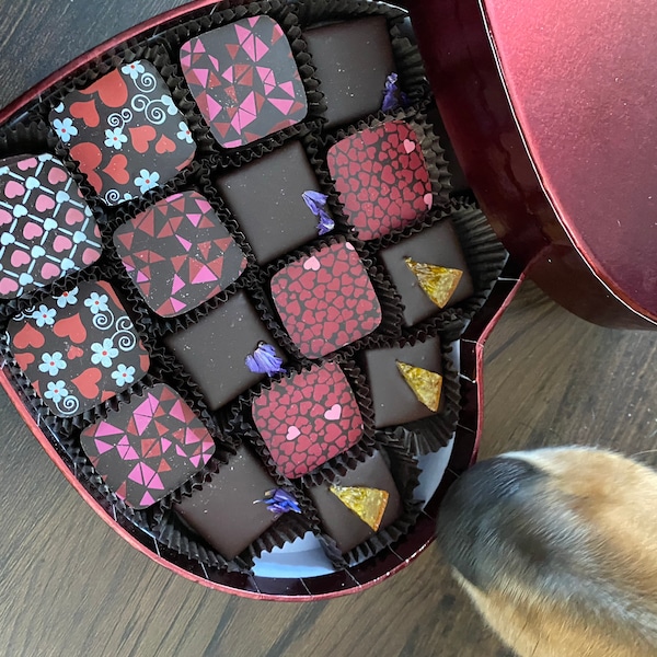 Extra Large Chocolate Gift Basket -truffles, Mendiants, Pate De Fruit ...