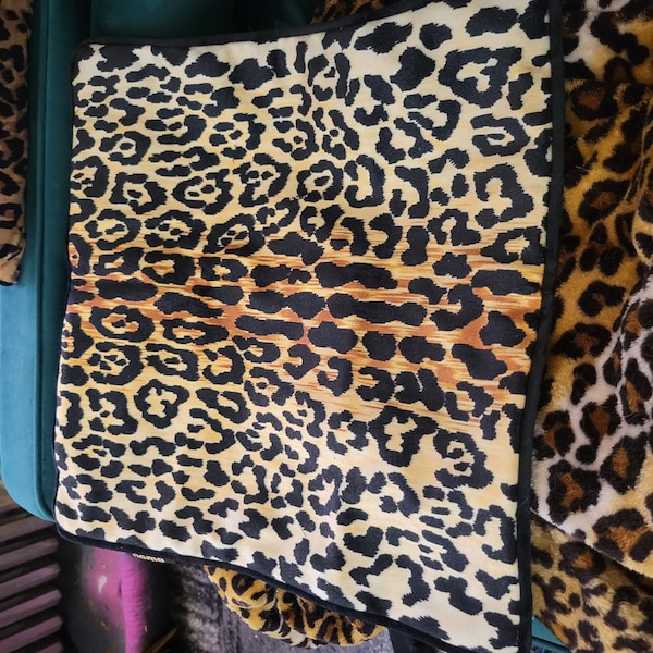 Velvet Leopard Pillow Cover, Leopard Pillow Cushion, Leopard Throw ...